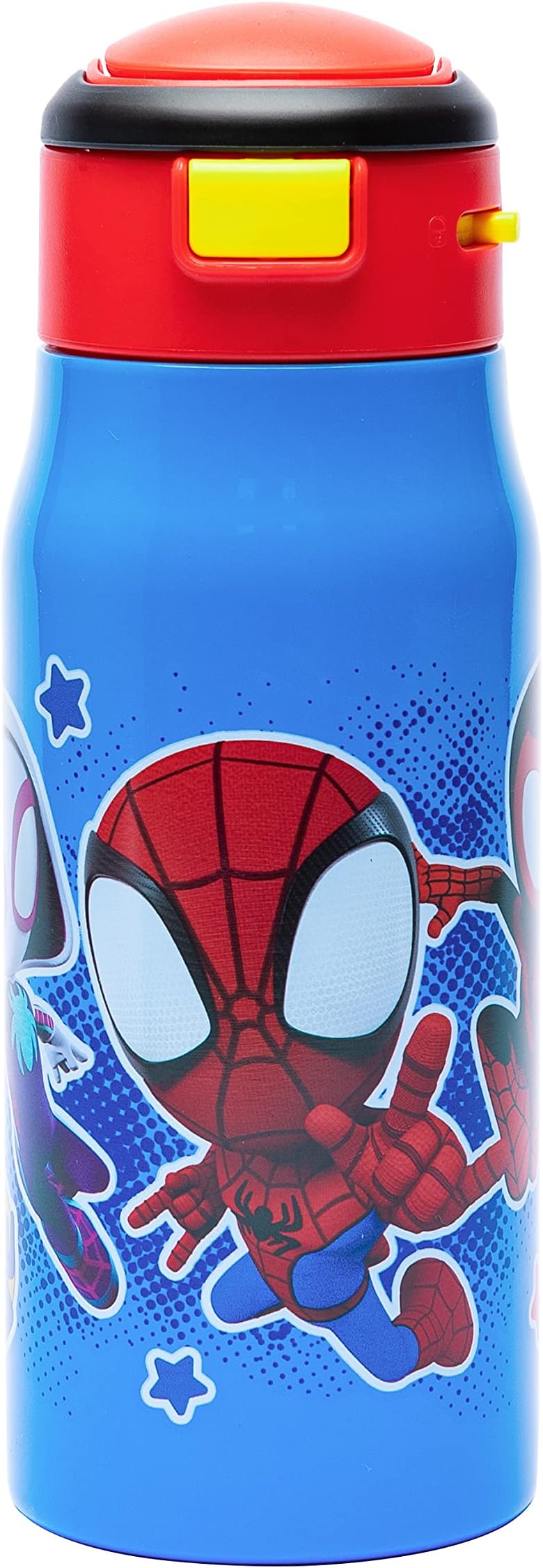 Amazon.com: Marvel Avengers Heroes Water Bottle with Straw – Reusable Kids 600ml PP – Official ...
