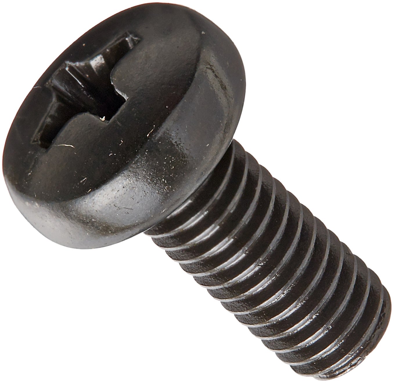 Small Parts M512D7985AB Steel Pan Head Machine Screw, Black Oxide ...