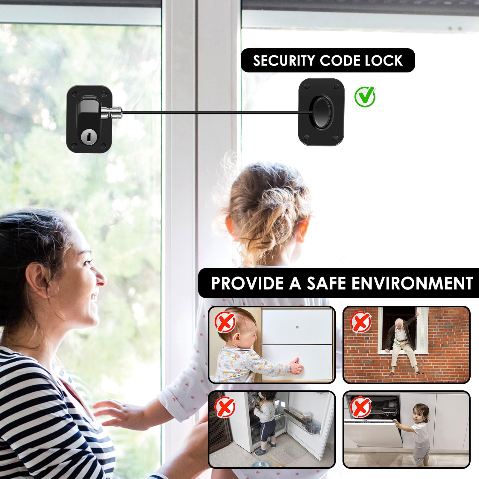 Child Proof Locks 4-Pack Child Proof Freezer Locks With Keys | Self ...