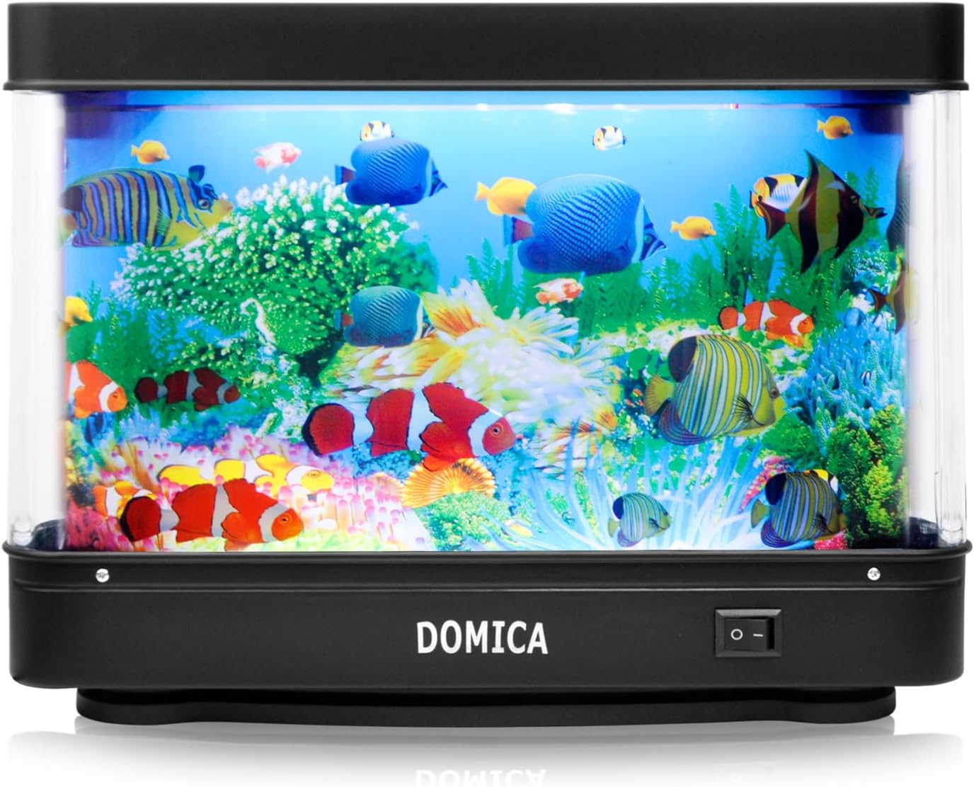 Amazon.com: Fake Fish Tank with Moving Fish, Decorative Aquarium Lamp ...