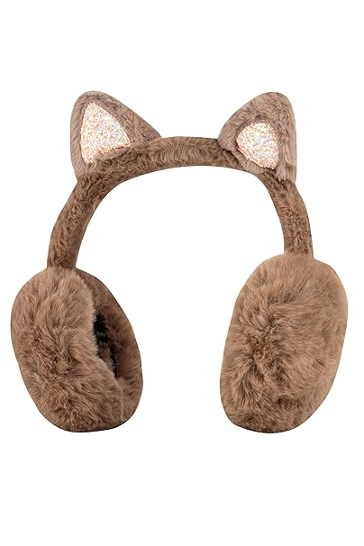 Buy ZIBELL Winter Cat Ears Warmer Earmuffs Women Fluffy Earflap ...