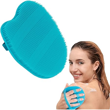 Amazon.com : Soft Silicone Body Cleansing Brush Shower Scrubber, Gentle ...