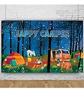 Amazon.com: LOONELO Happy Welcome Camper Porch Banner with 70.8"X11.8 ...