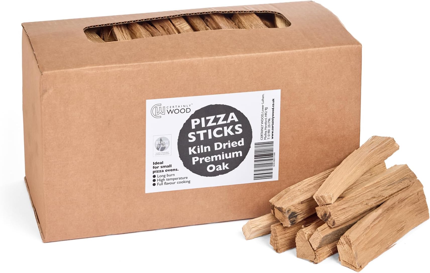 Certainly Wood Oak Pizza Sticks – Kiln Dried Kindling Wood for Small ...