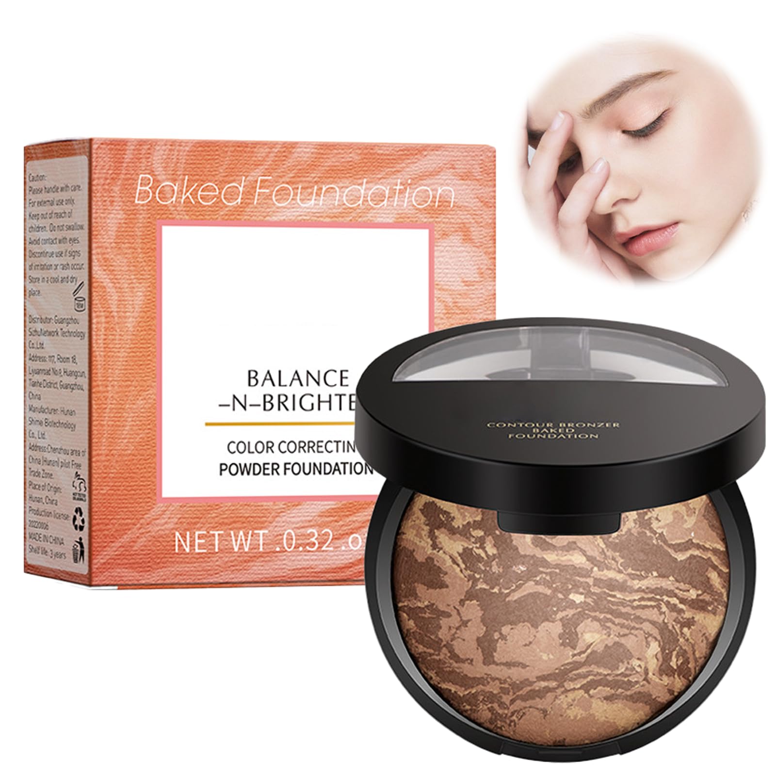 Ninnyi Long Lasting Brighten Foundation Medium, Baked Balance Baked ...
