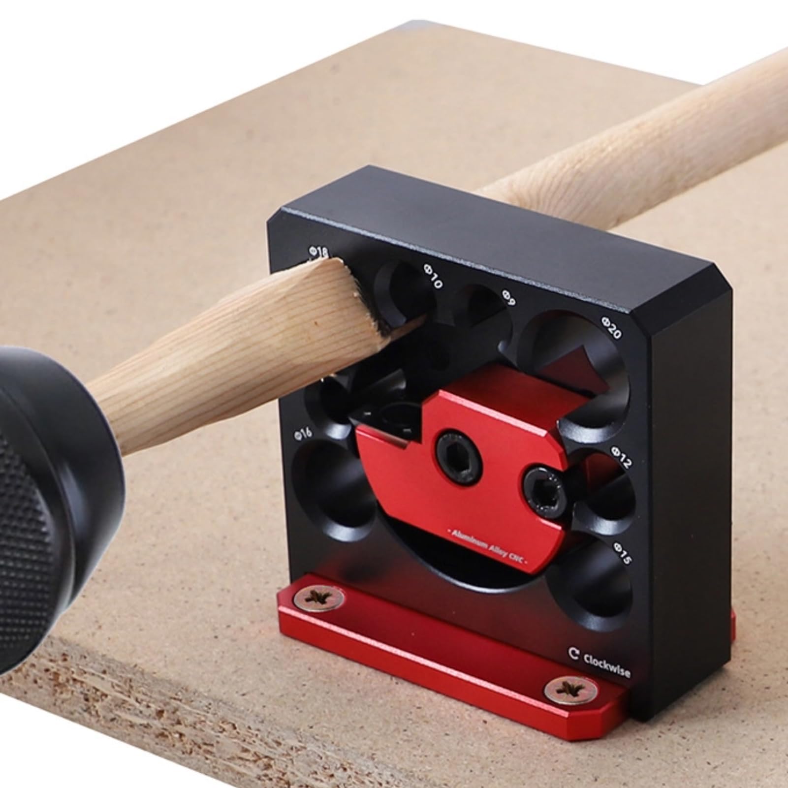 8 Pieces Dowel Maker Jig Kit with Carbide Inserts Imperial 5/16~3/4inch ...