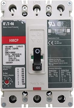 Eaton Cutler-Hammer CHHMCP100R3C C-H HMCP100R3C 100A HMCP 3P 480V L/L ...