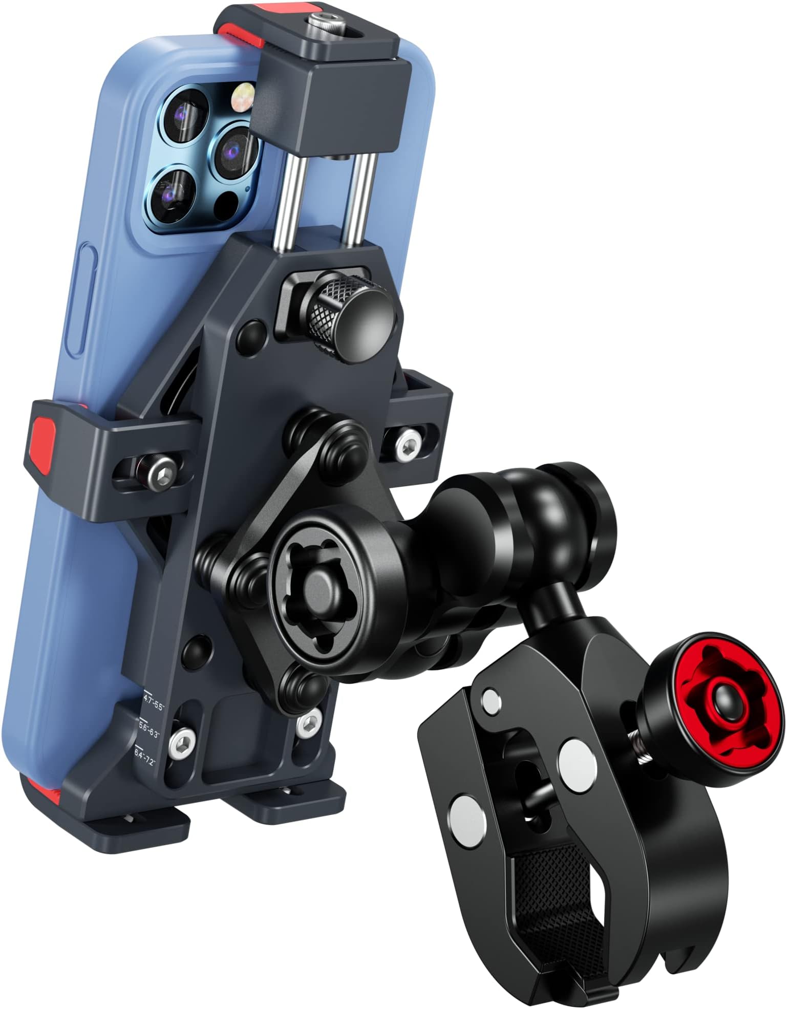 Amazon.com: Kewig Motorcycle Phone Mount with Vibration Dampener & High ...