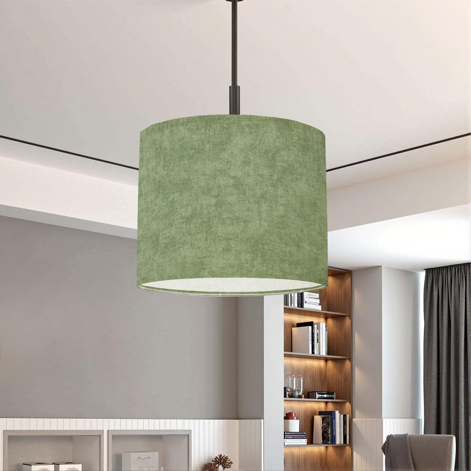 Snapklik.com : Lampshades Sage Green Lamp Shades Boho 1 Pack Sage Green ...