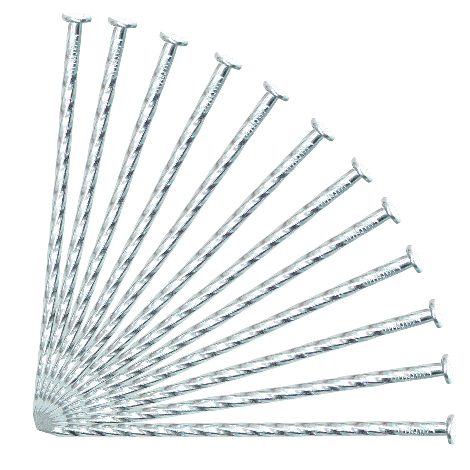 Amazon.com : 50/100/150 Pack 6" Solid Galvanized Non-Rust Metal Garden ...