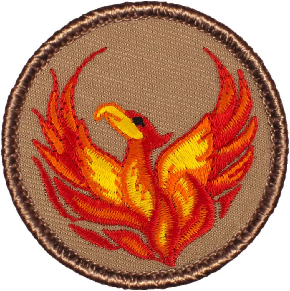Amazon.com : Phoenix Patrol Patch (Red) - 2" Diameter Round Embroidered ...