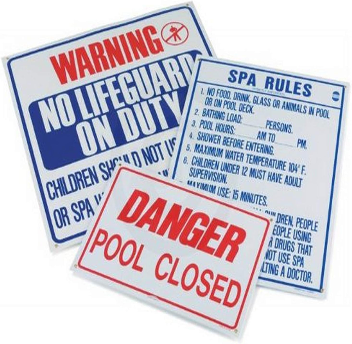 Amazon.com : Pentair R230400 Pool Rules Pool Sign : Patio, Lawn & Garden