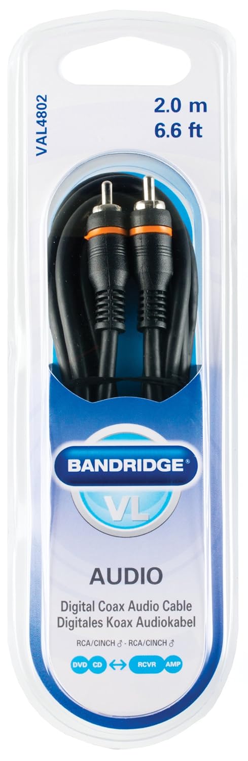Amazon.in: Buy Bandridge VAL4802-2.0M Digital Coax Audio Cable Online ...