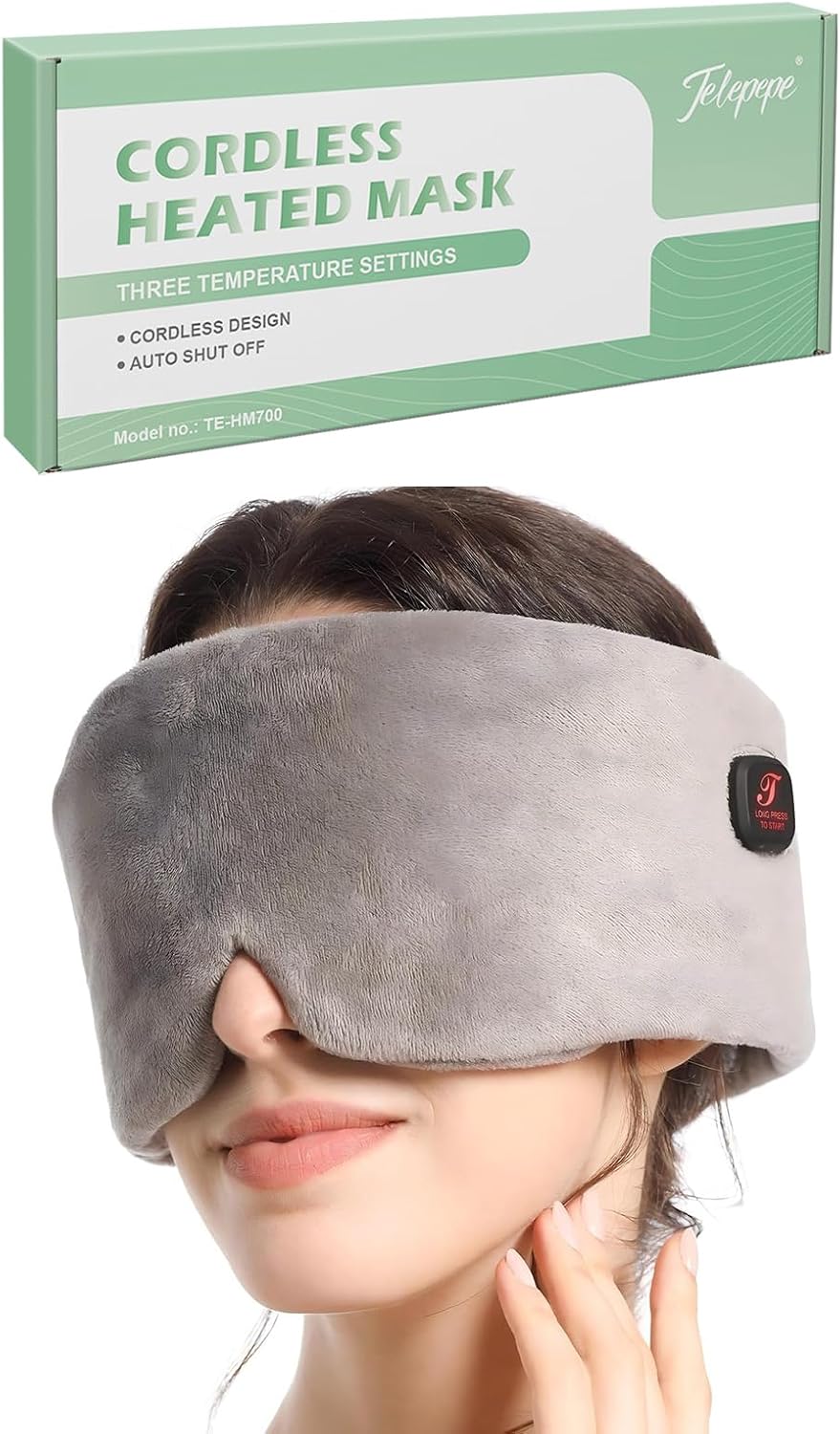 Amazon.com: Heated Eye Mask, Neck Heating Pad for Neck Pain Electric ...