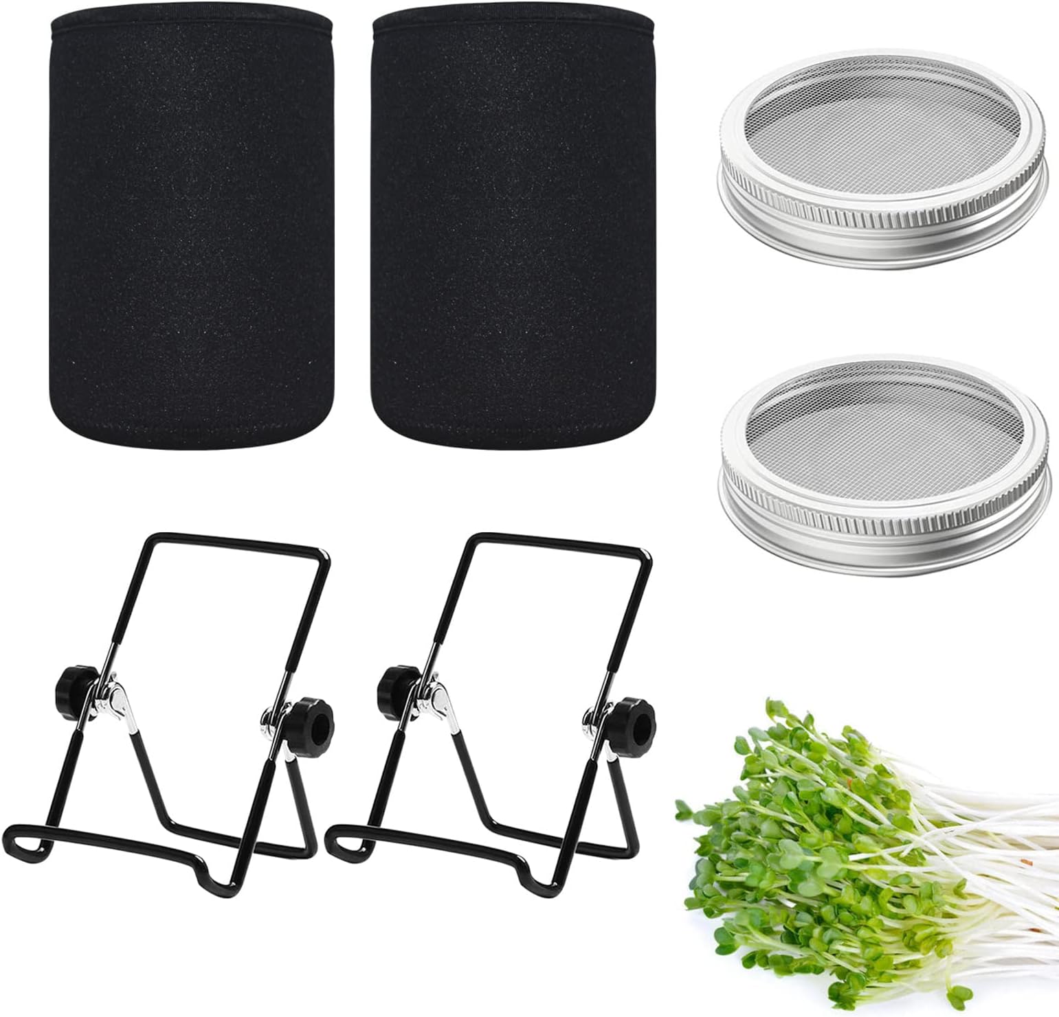 Amazon.com: 2PCS Sprouting Stands for Mason Jar – Sprouting Kit ...