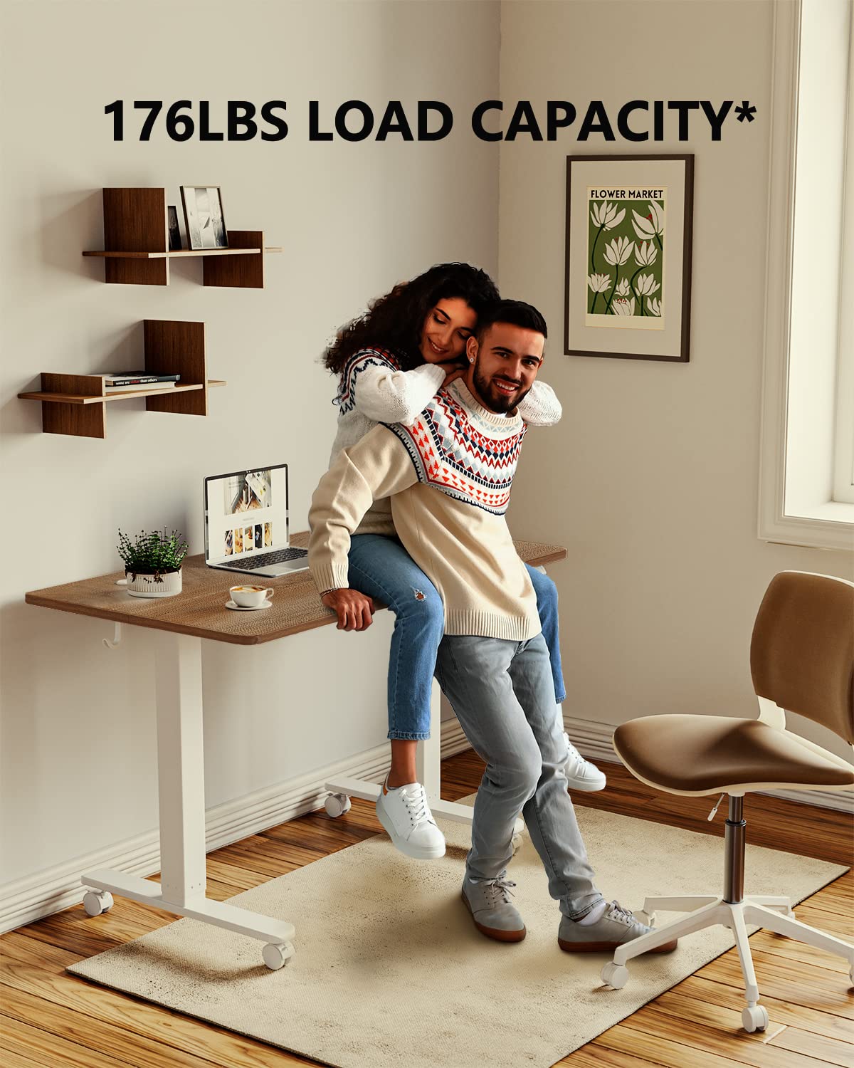 Snapklik.com : BANTI 63x24Height Adjustable Electric Standing Desk ...