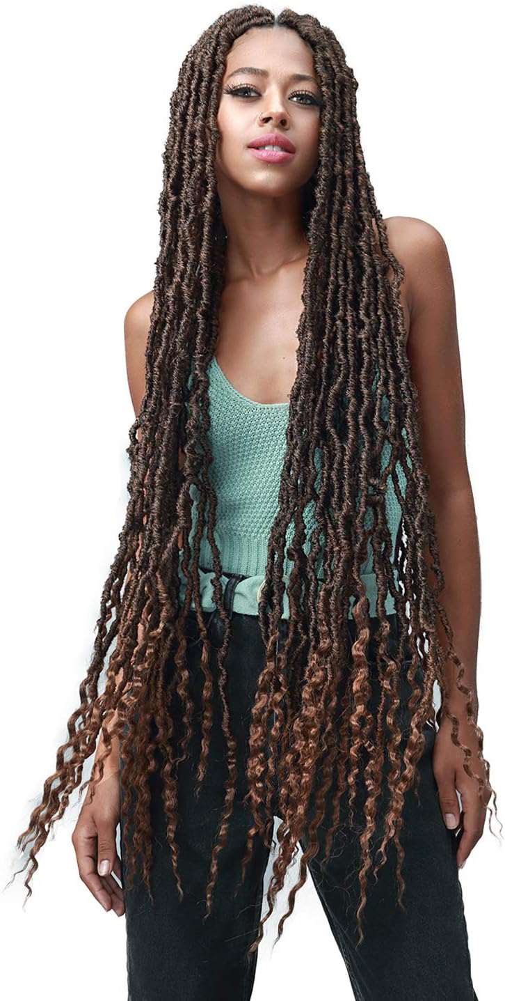 Amazon.com: Bobbi Boss Crochet Braids 2X NU Locs French Tips 36" (3 ...
