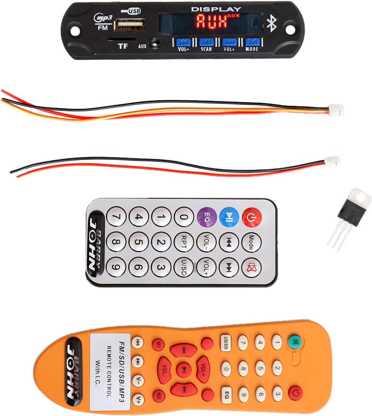 Barry John Bluetooth,FM,USB,AUX, MP3 Stereo Audio Player and Decoder ...