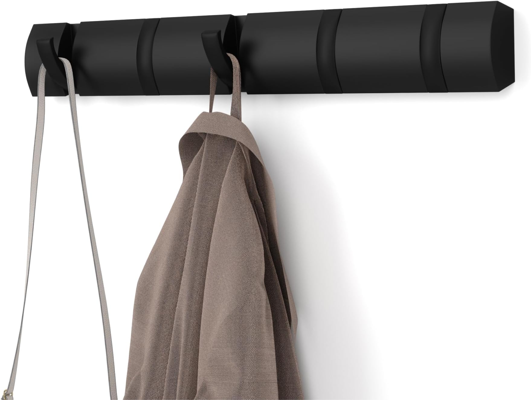 Flip Wall Mounted Coat Rack With 5 Hooks Modern Space | Desertcart UAE