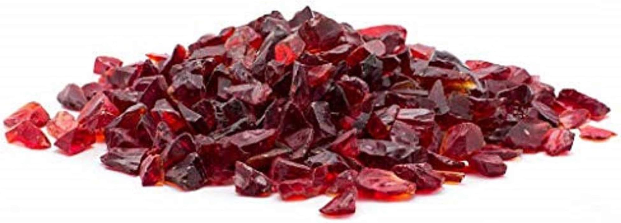 Amazon.com: RED Premium Outdoor Fire Glass Rock (5-Pound Bag) 1/4" - 1/ ...