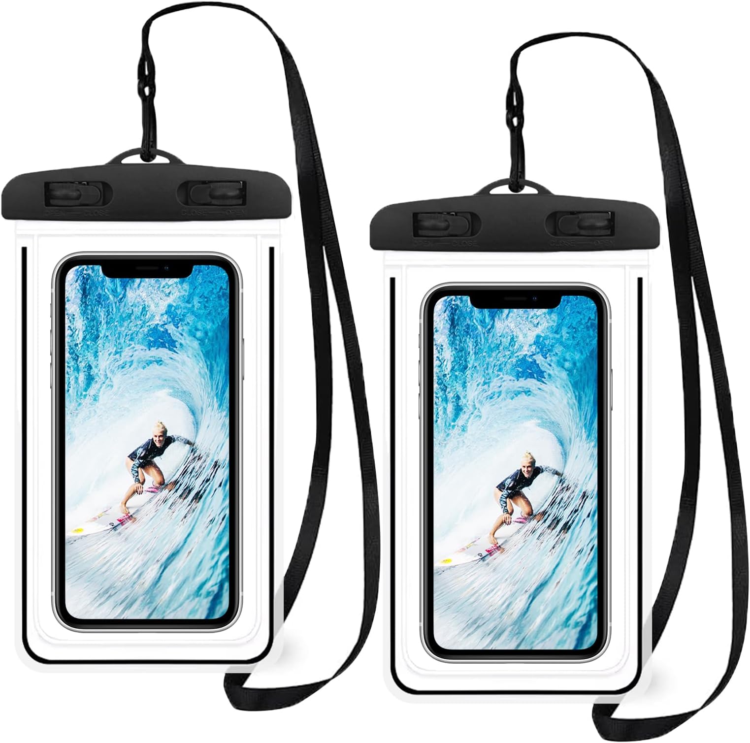 XIASHENG Lot de 2 Pochette étanche Téléphone,Waterproof Phone Case ...