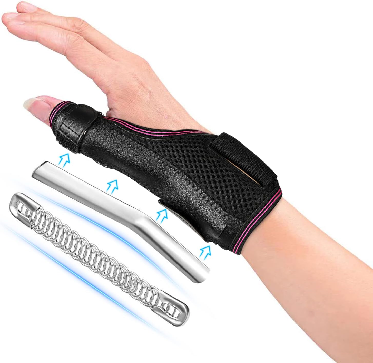 Fasola Reversible Thumb Brace, Thumb Spica Splint for Right & Left Hand ...