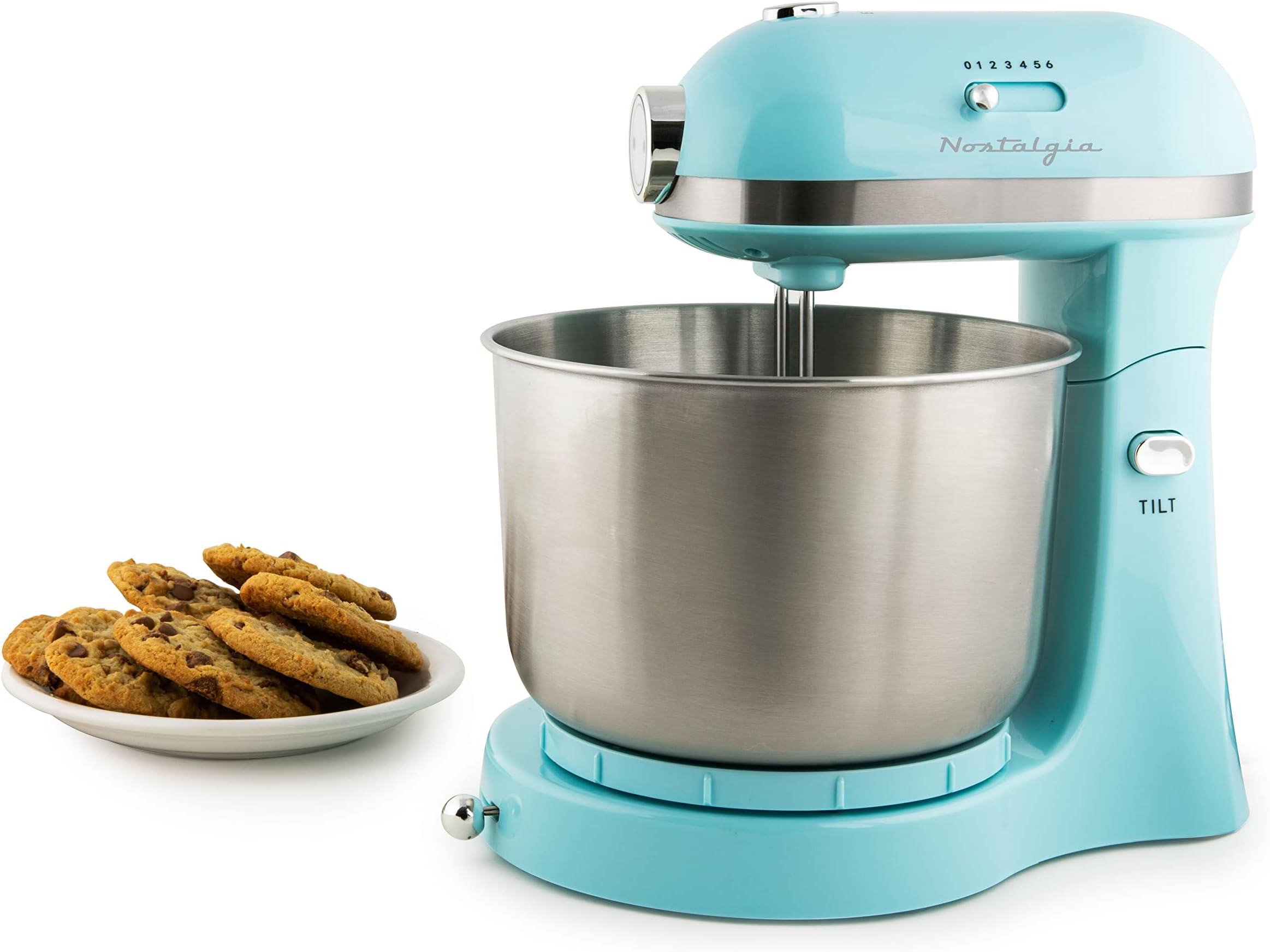Amazon.com: Stand Mixers, 7 Speeds With 3QT Stainless Steel Bowl, Stand ...