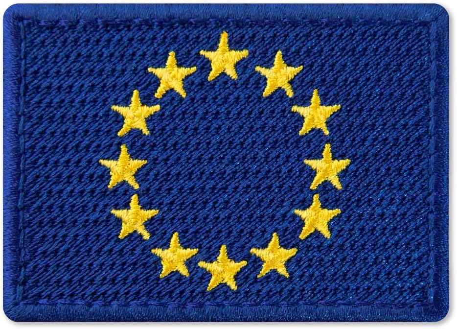 Amazon.com: The European Flag Patch, The Flag of Europe, The European ...