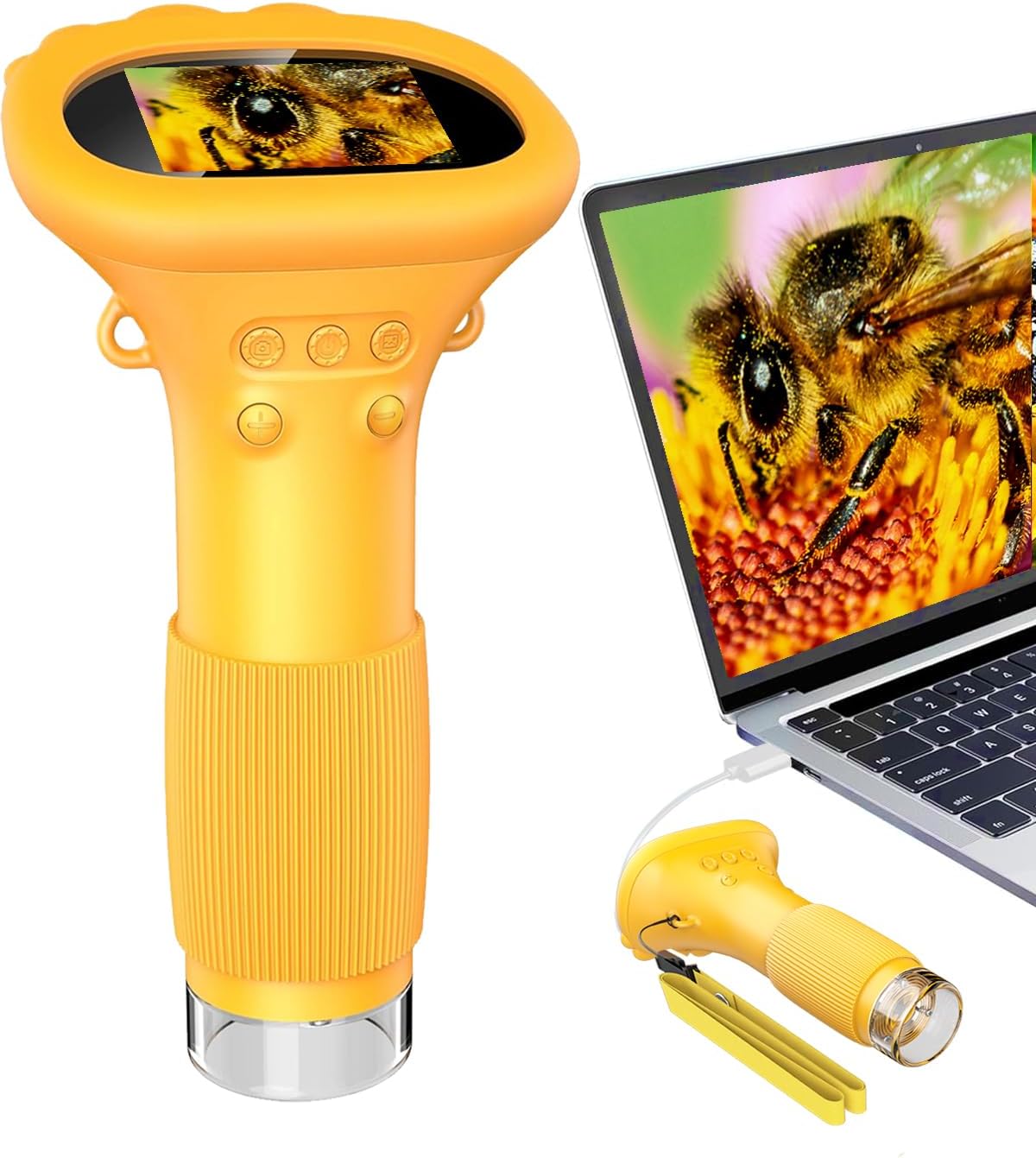 Amazon.com: Microscope for Kids, Educational Science Kit Toys Portable ...