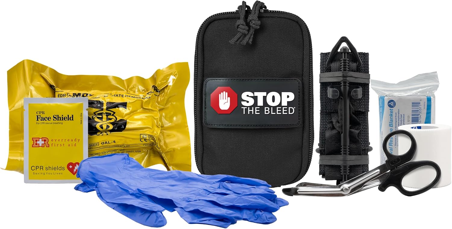 Amazon.com: TacMed Solutions Stop the Bleed Kit – Basic Bleeding ...