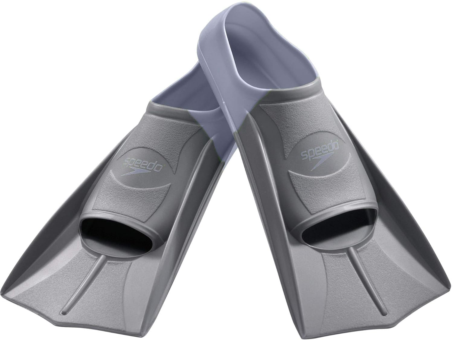 Buy Speedo unisex adult Swim Training Fins Rubber Short Blade Footwear ...
