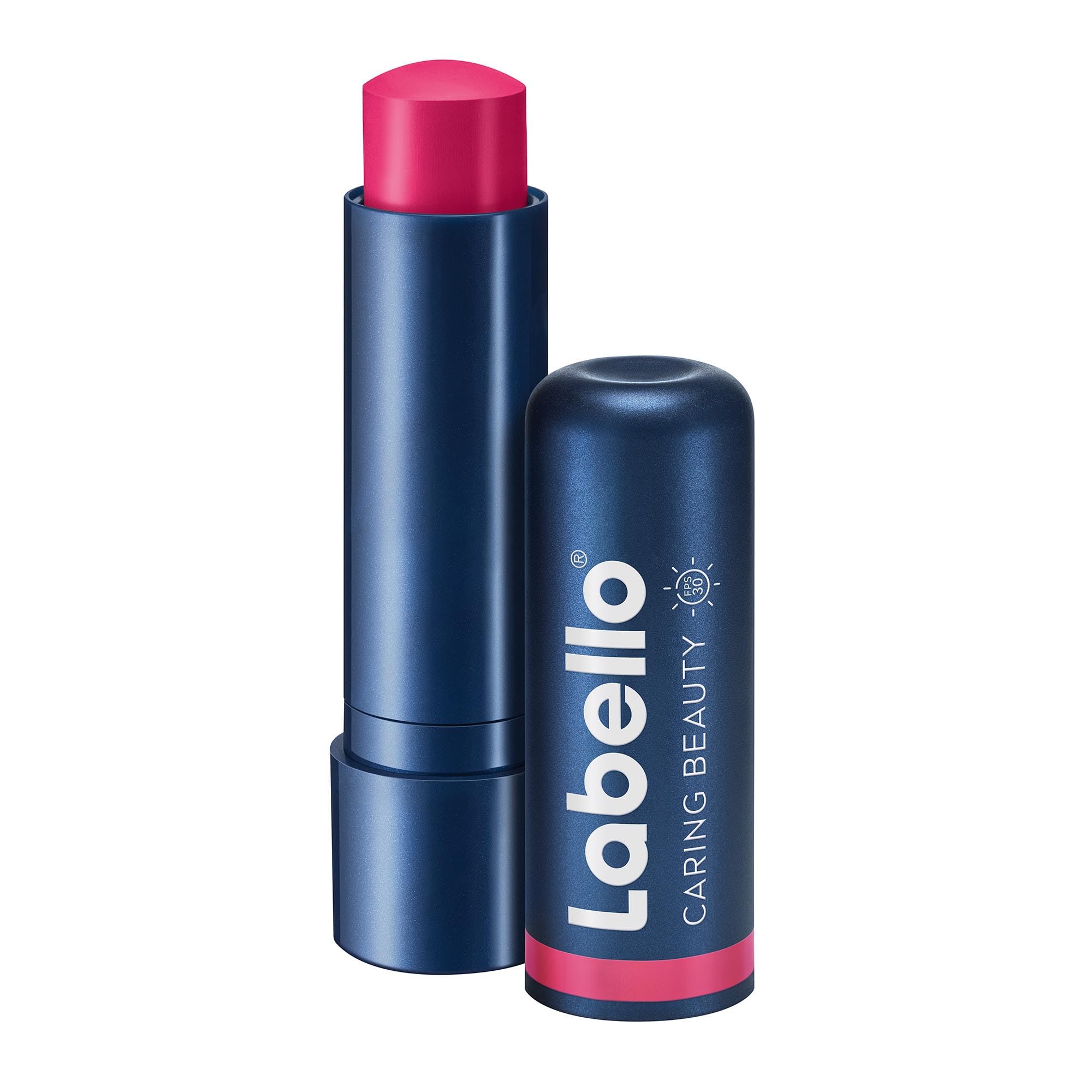 LABELLO Bálsamo Labial Caring Beauty Pink (4.8 g), Color Intenso y ...