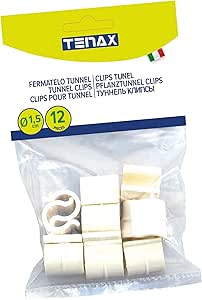 tenax Tunnel, White, Clips for Fixing Sheets and Film to Tunnel Arches ...