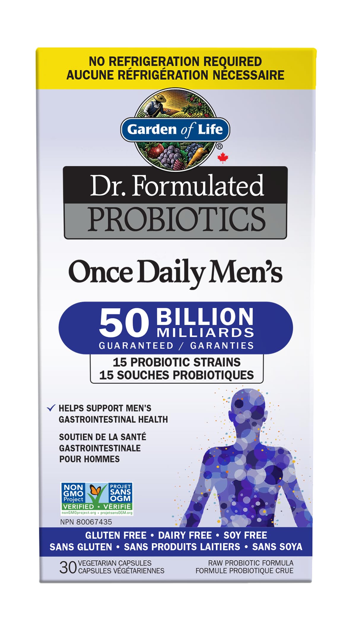 Garden Of Life Garden Of Life Dr. Formulated Probiotics Once Daily Men ...