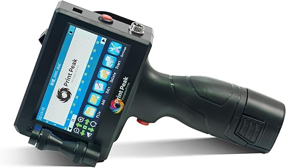 Amazon.com: PrintPeak Handheld Inkjet Printer Gun for Any Surface, Fast ...