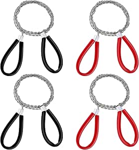 Amazon.com: Dimeho 4 Pcs Stainless Steel Cable Saw, Metal Cable Wire ...