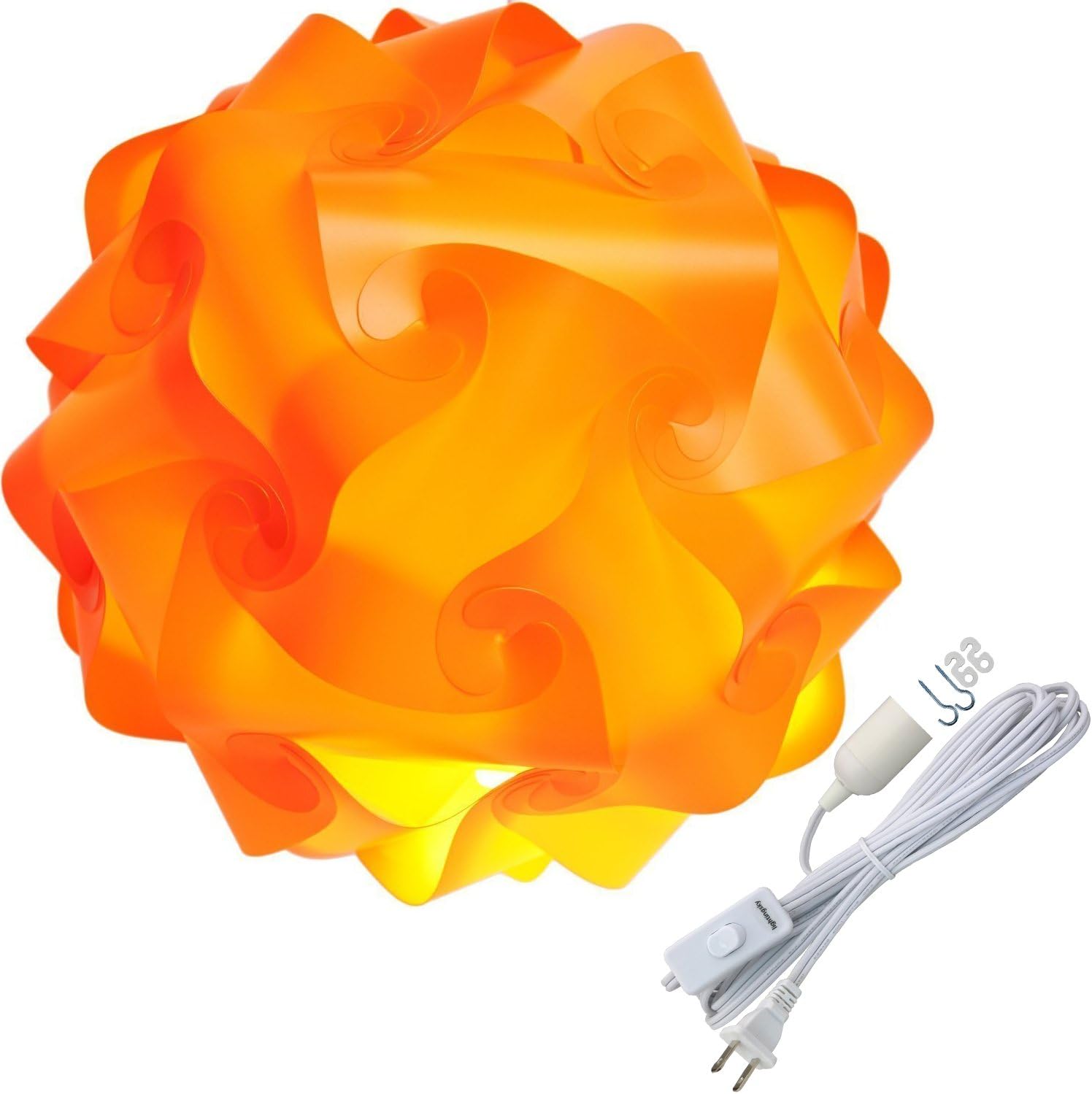 Lightingsky DIY IQ Jigsaw Puzzle Lamp Shade Ceiling Pendant Lampshade ...