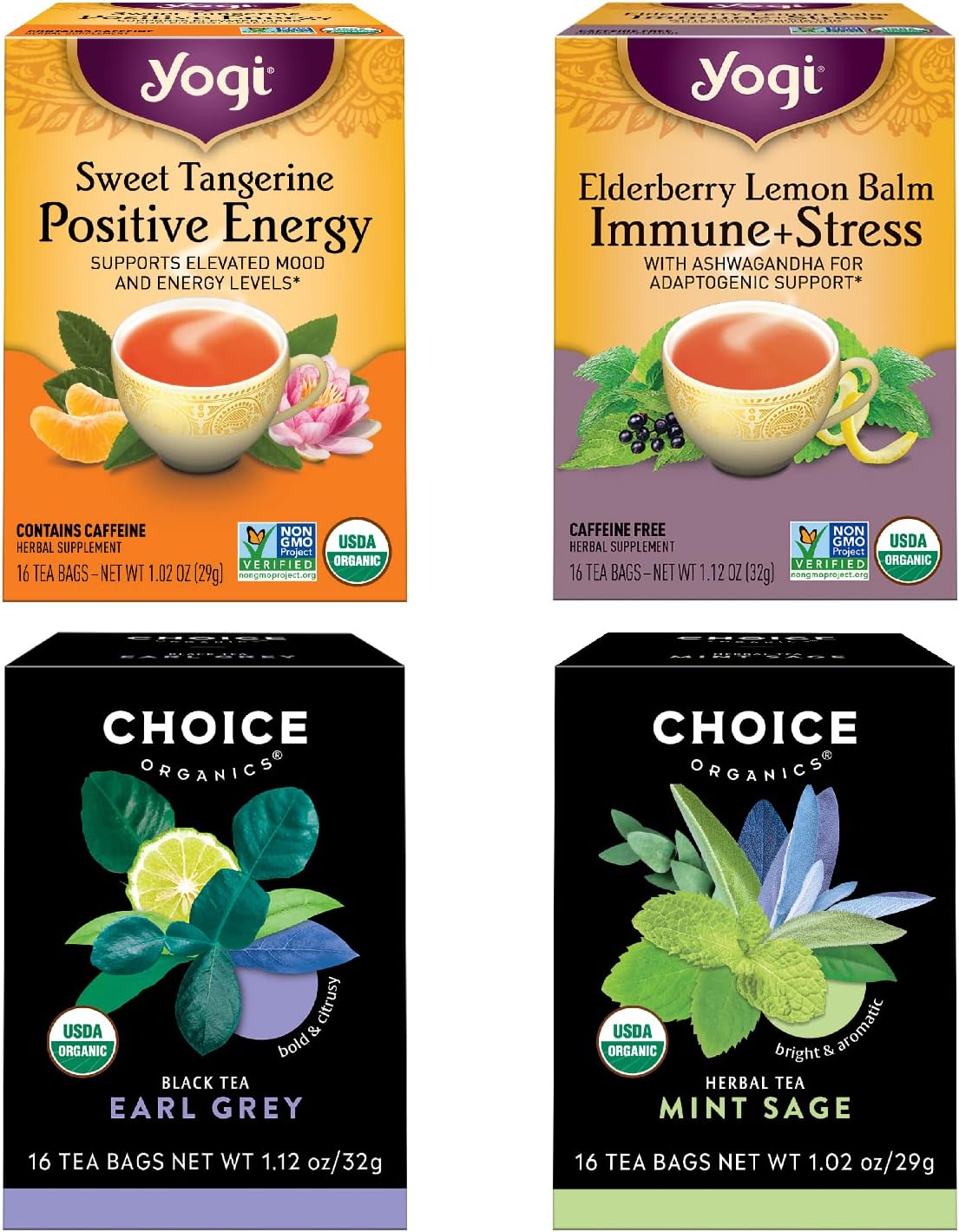 Amazon.com : Yogi Tea Throat Comfort - 16 Tea Bags : Grocery Tea ...