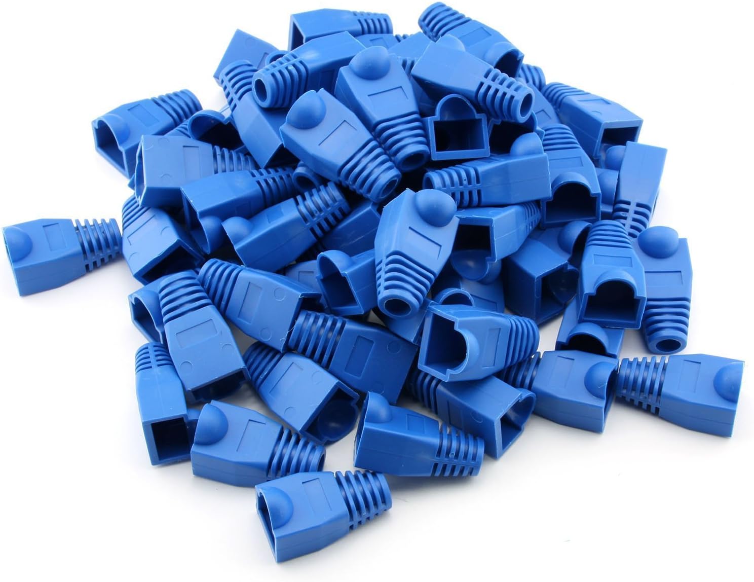 Amazon.com: 50 Pcs Cat6A Cat7 Cat8 Strain Relief Boot, RJ45 Plug ...