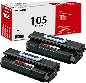 Amazon.com: 105 Toner Cartridge 2-Pack Black 105 CRG-105 CRG105 Toner ...