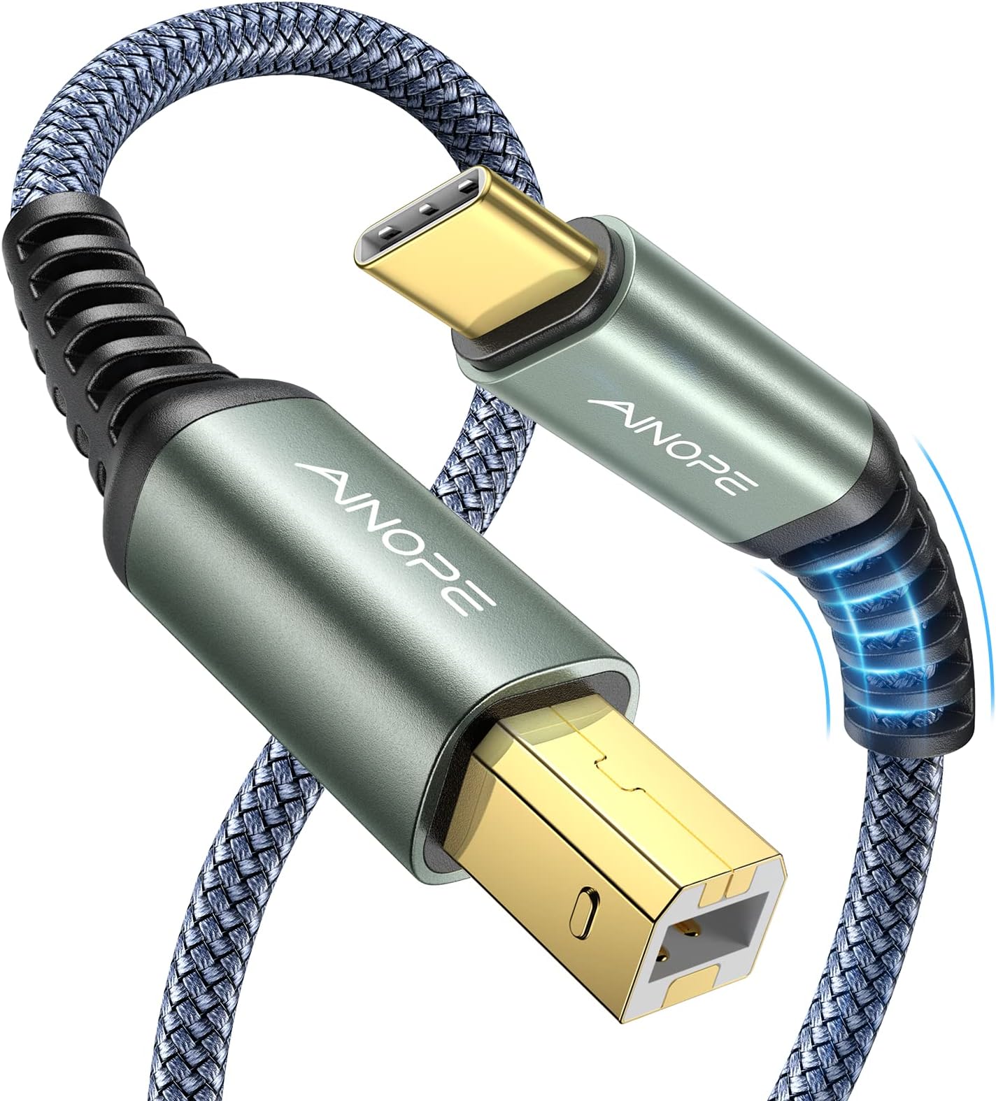 Amazon.com: Cable Matters USB B to USB C Cable - 3.3ft, USB-C to USB-B ...