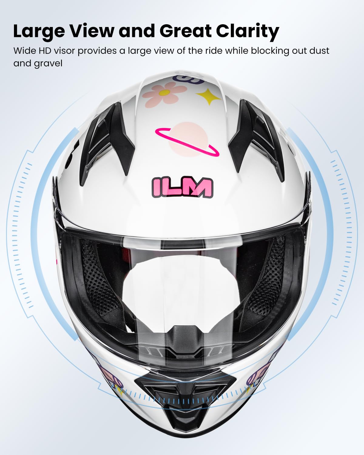 Snapklik.com : Youth Kids Full Face Motorcycle Helmet DOT ECE Motocross ...