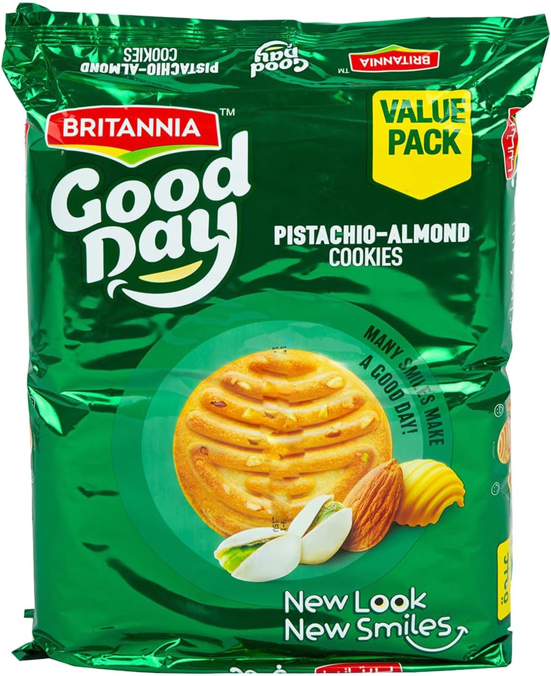 Britannia Good Day Pista & Almond Cookies 8 x 72g 2pkt : Amazon.ae: Grocery
