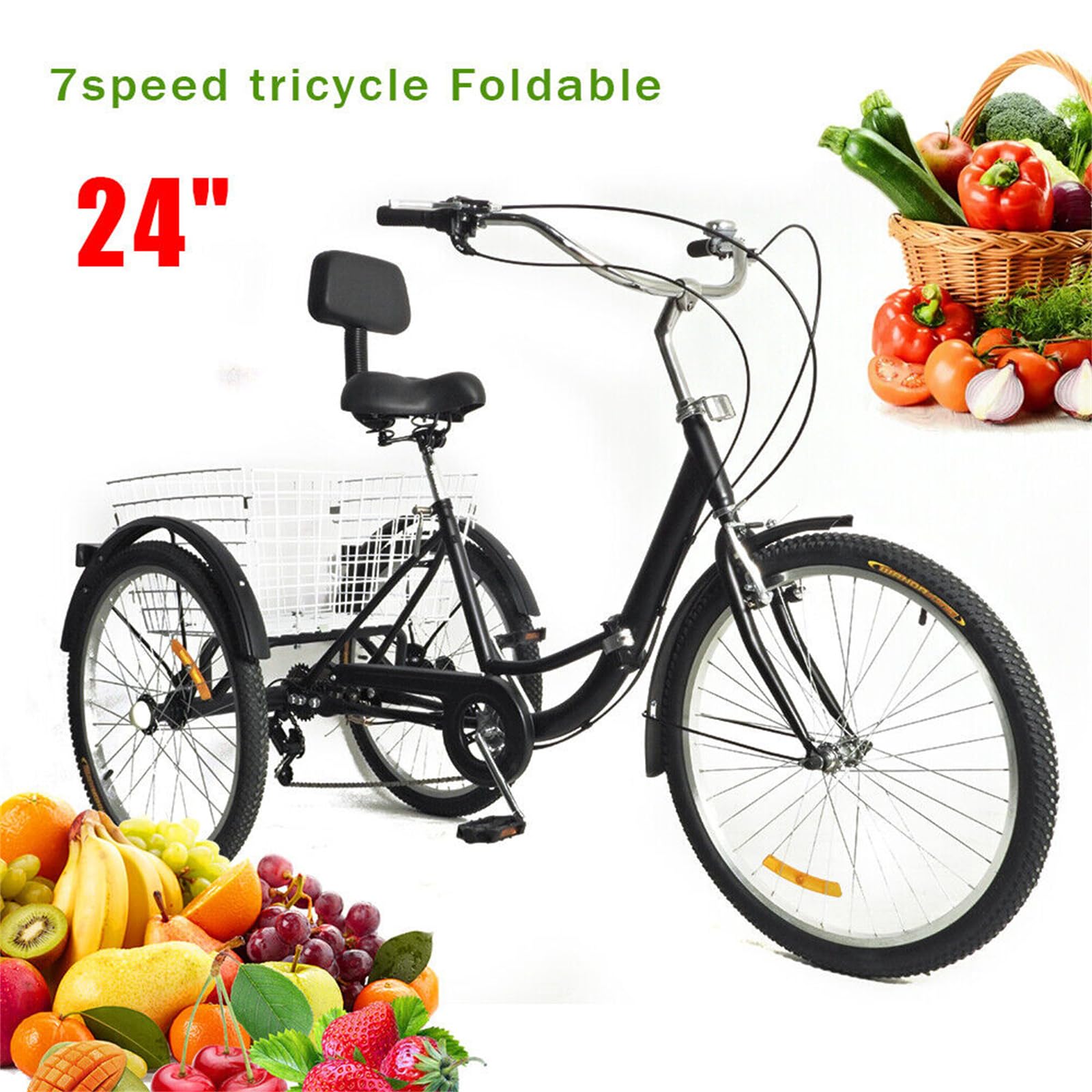 24 Zoll Dreirad Preisvergleich 24 ZOLL DREIRAD Für Erwachsene Senioren ...