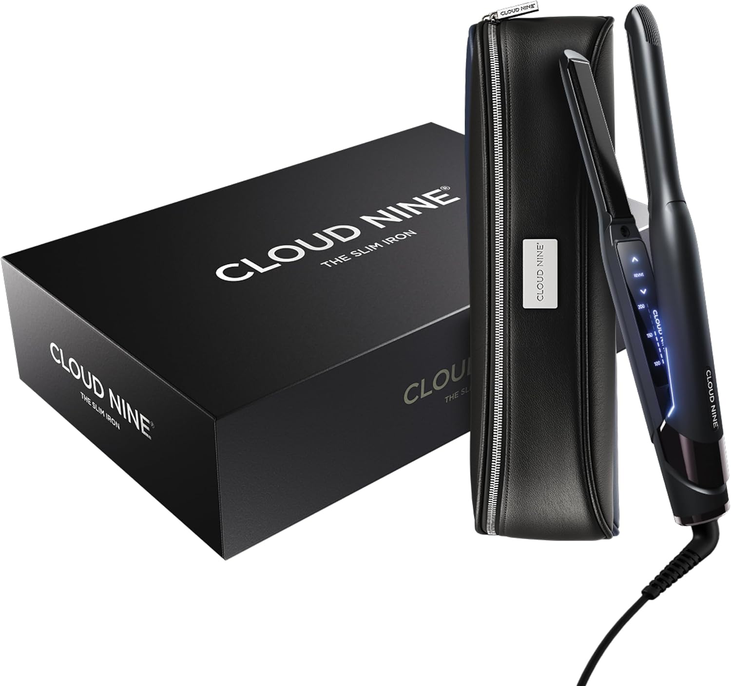 CLOUD NINE The New Slim Iron Hair Straightener | Variable Temperature Control Quick Heat ...