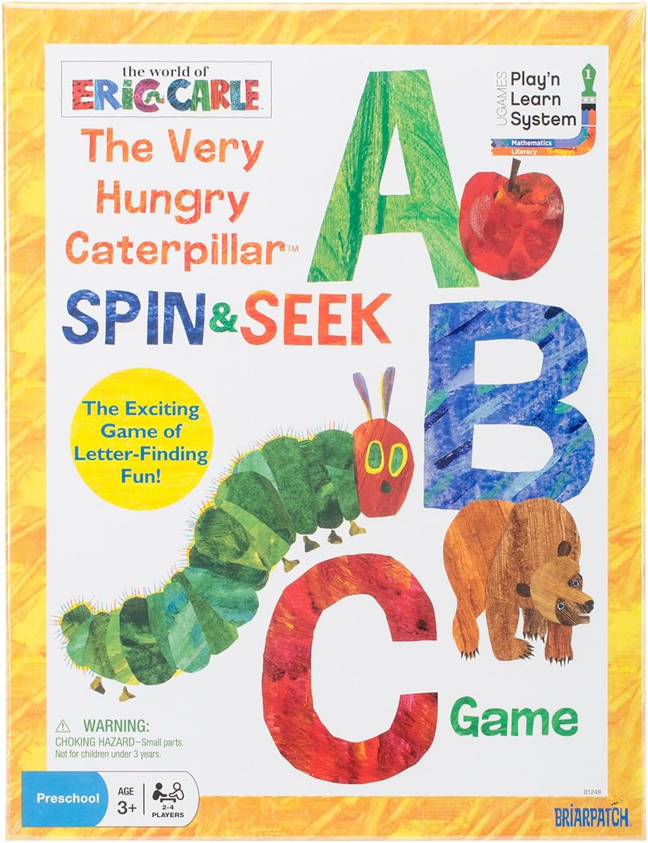 University Games The Very Hungry Caterpillar Spin & Seek ABC Game ...