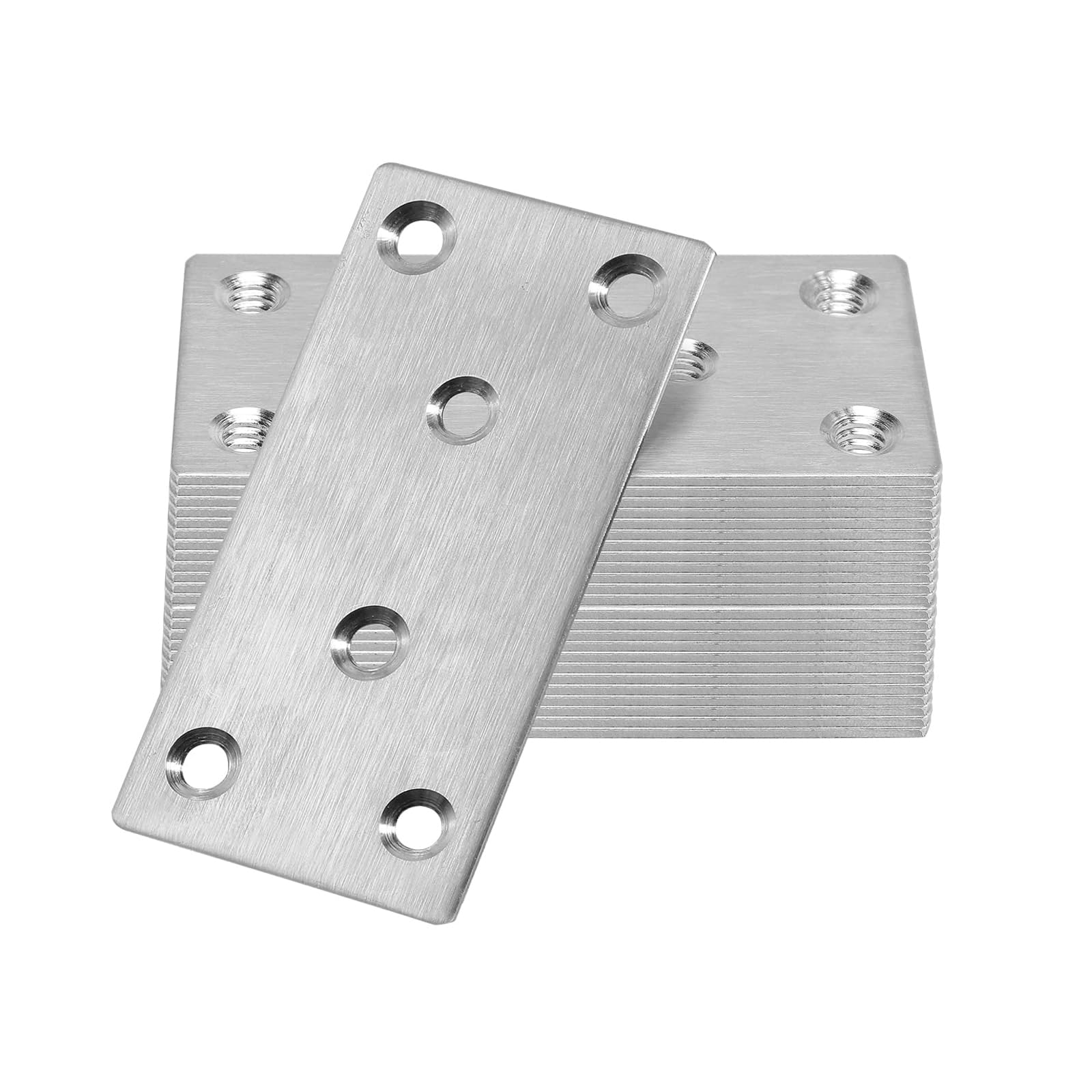 4 Pcs Brackets for Wood, Flat Joining Plates, Sleeper Bracket Heavy ...