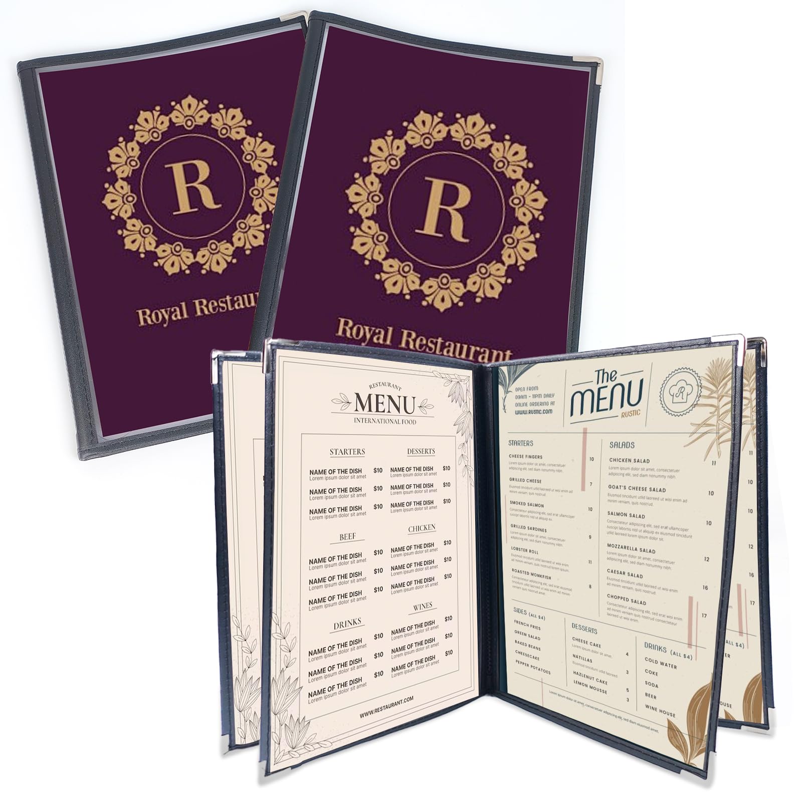 Snapklik.com : Menu Covers 4 Page 8 View Transparent Restaurant Menu ...