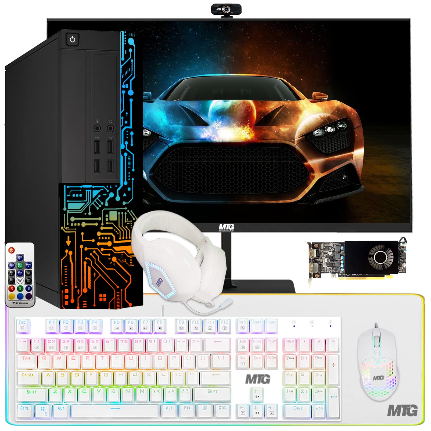 Amazon.com: Gaming PC Desktop, Intel Core i7, TechMagnet Siwa 8, AMD RX ...
