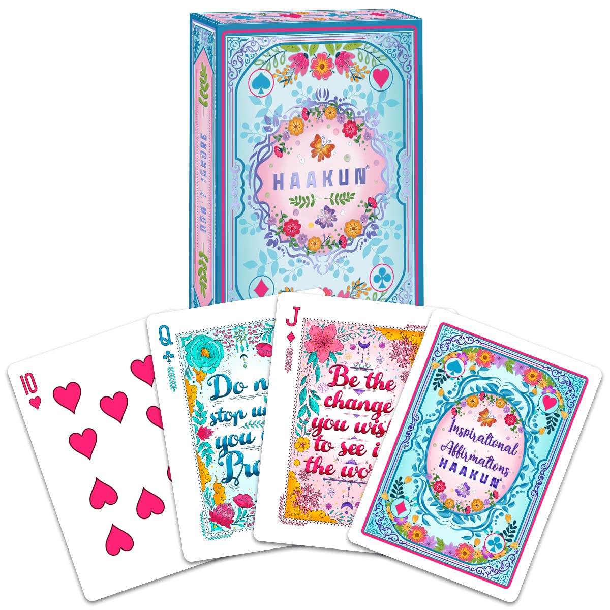 Amazon.com: HAAKUN Inspirational Affirmations Playing Cards ...